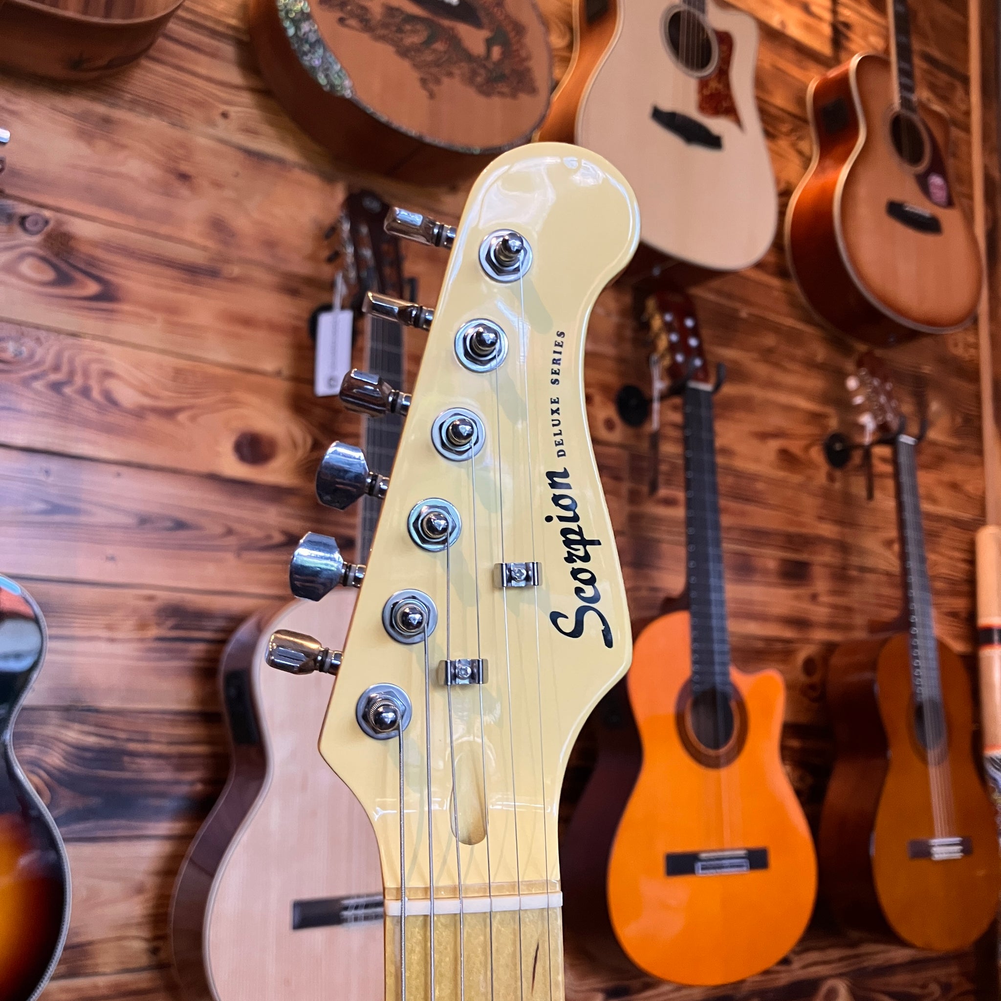 Scorpion Telecaster ST130 Yellow – Canggu Guitar